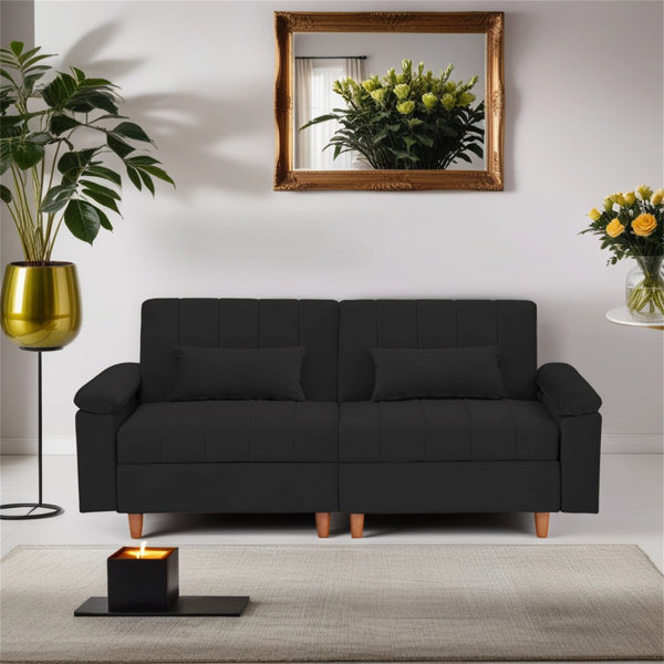Latitude Run® Black Sleeper Sofa - Wayfair Canada