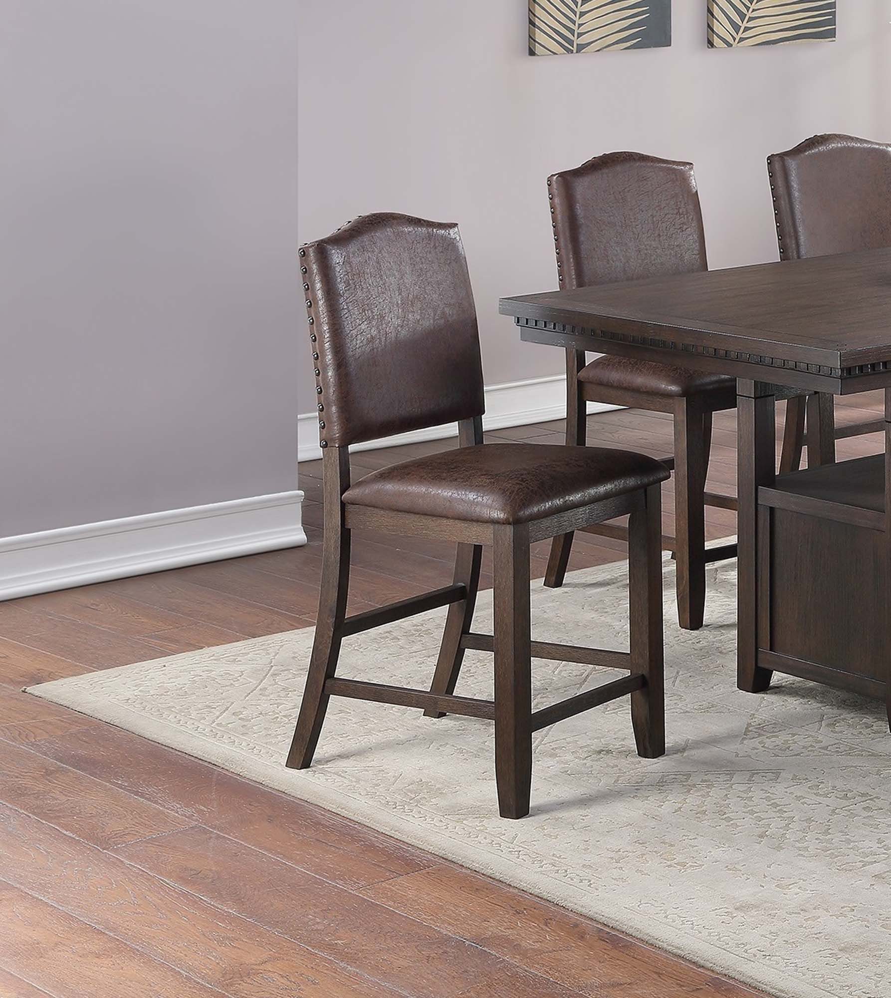 Bloomsbury Market Set Of 2Pc High Chairs Dining Room Furniture Counter ...