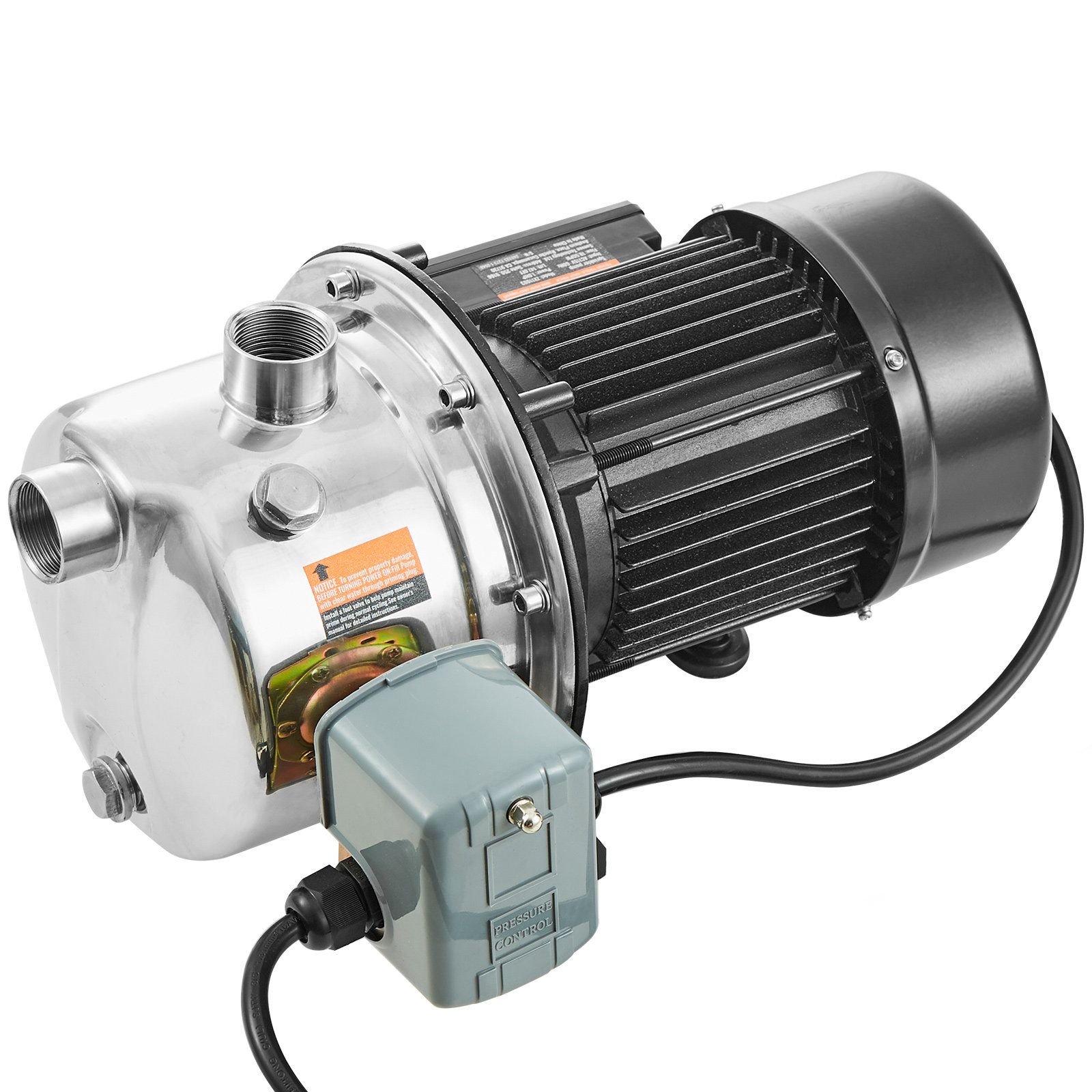 VEVOR 1HP SUS304 Stainless Steel Shallow Well Jet Pump - Wayfair Canada