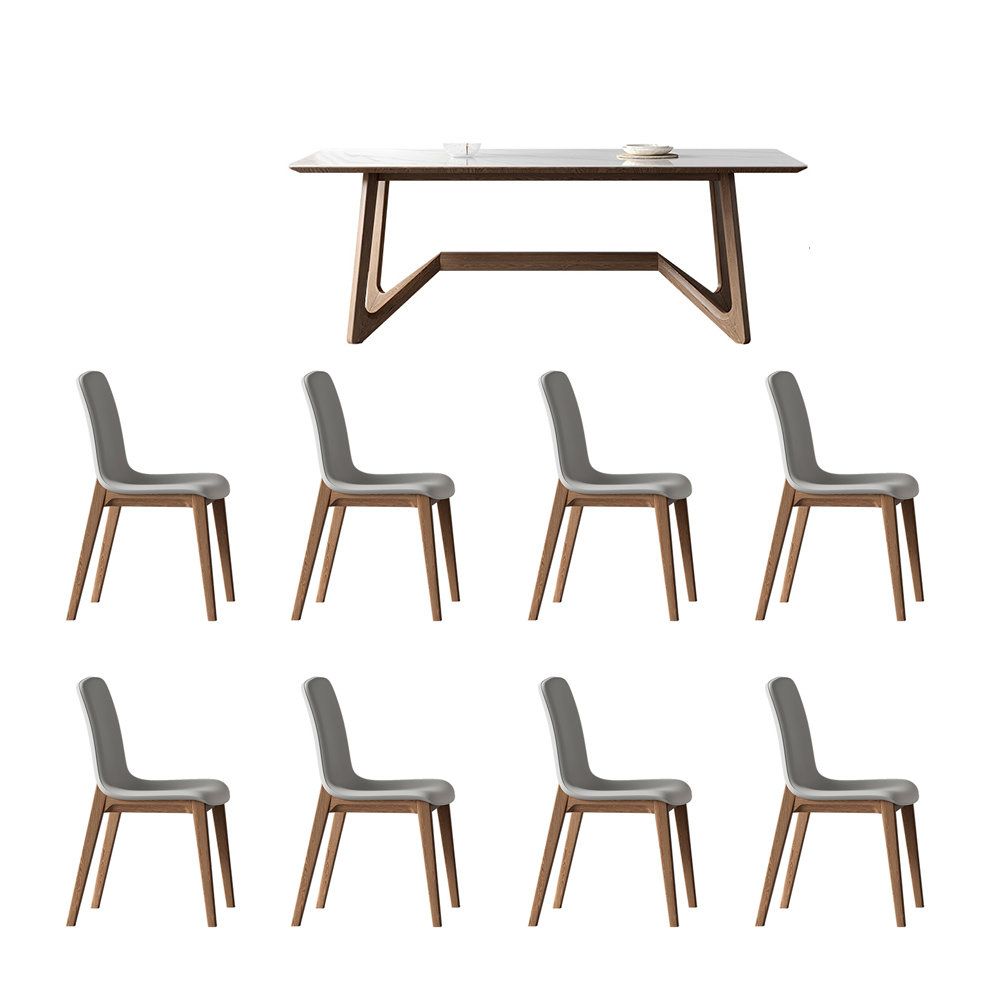 HomeLuxea Gorgeous Ash Slate Dining Combo Chairs - Wayfair Canada