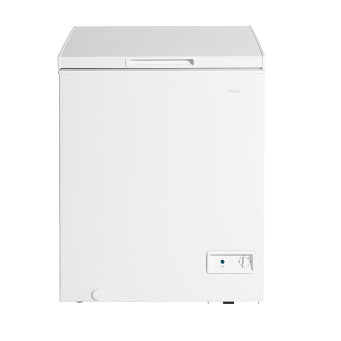 Danby 5 Cubic Feet Chest Freezer with Adjustable Temperature Controls ...