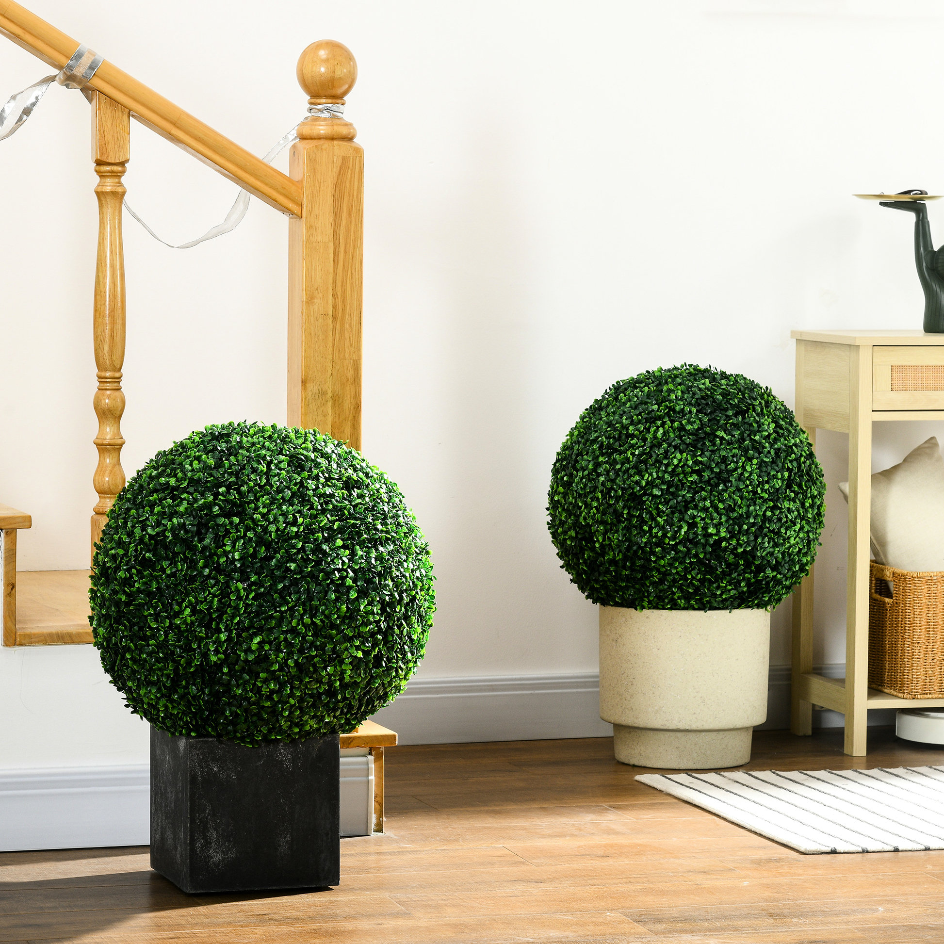 Latitude Run® 2Pcs 19.51 Inch Diameter Artificial , Fake Plants For ...
