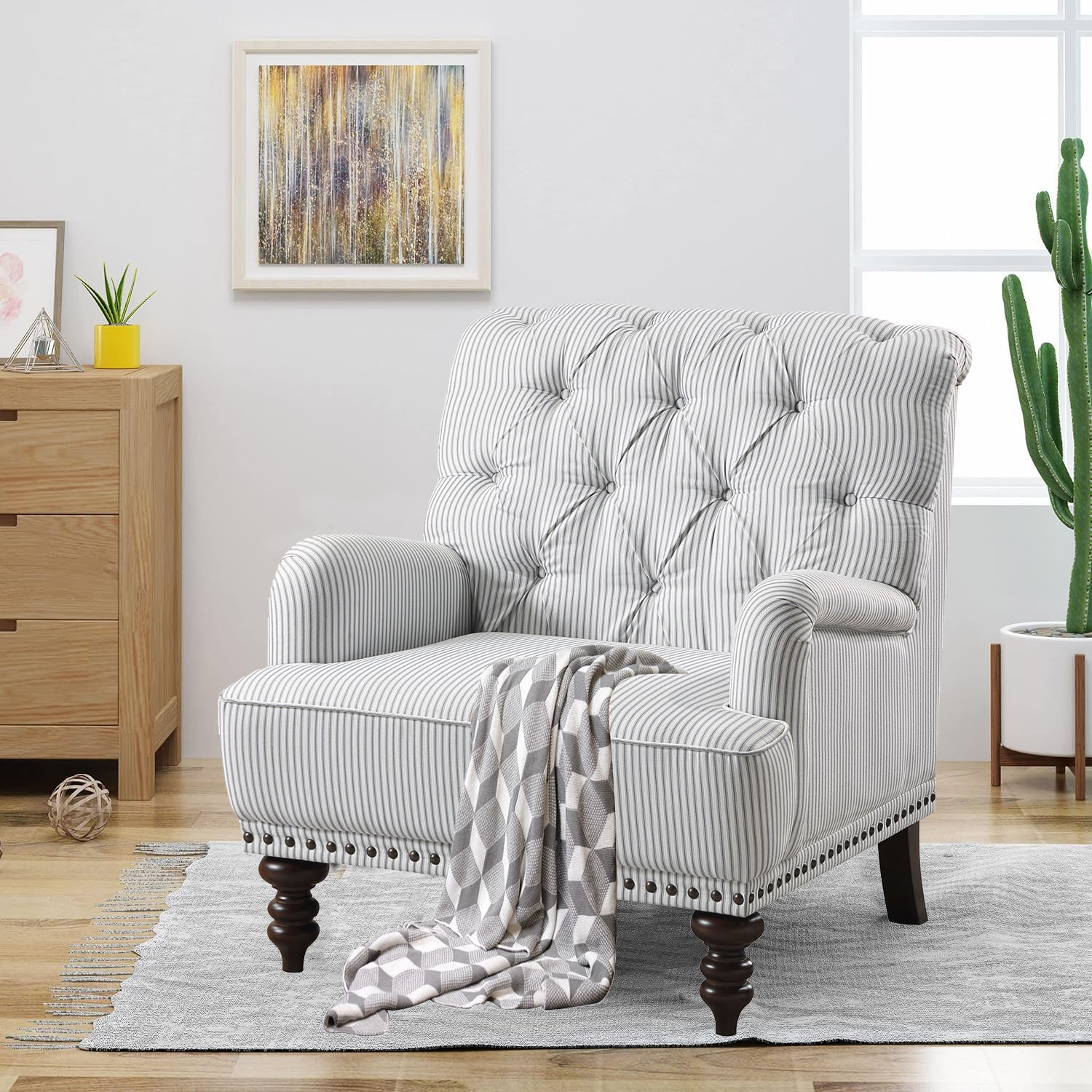 Darby Home Co Adaha CAL117 Compliant 35.5'' Wide Tufted Armchair | Wayfair