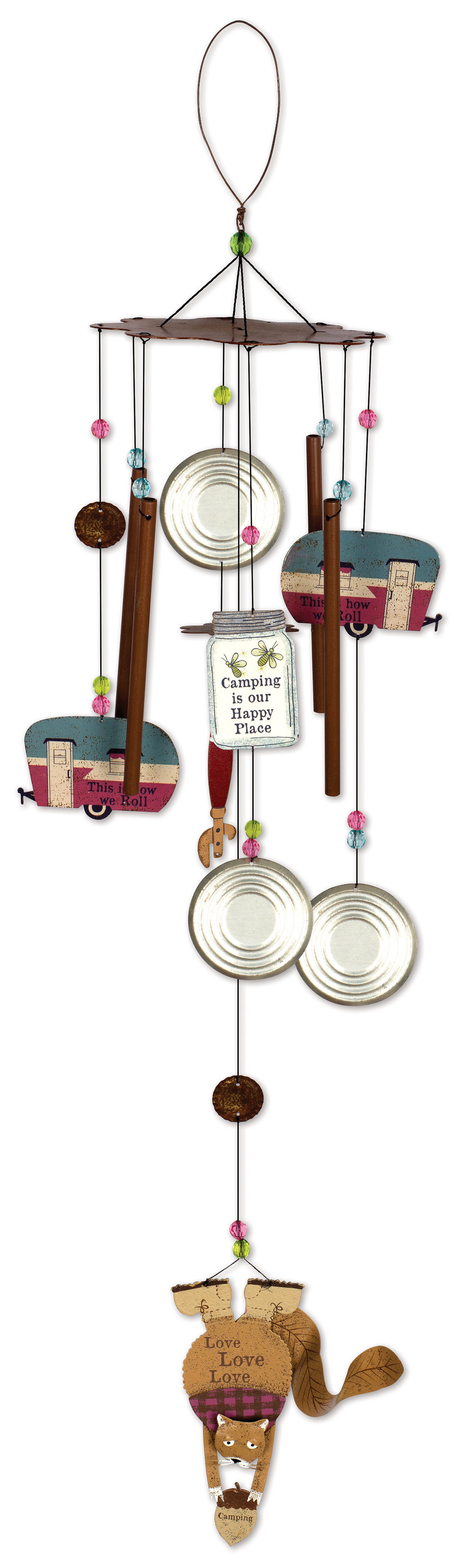 Trinx Squirrel Wind Chime | Wayfair