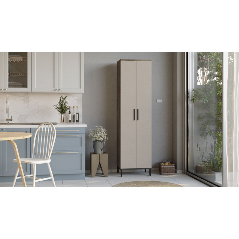 East Urban Home Cavaliere 72" Kitchen Pantry | Wayfair