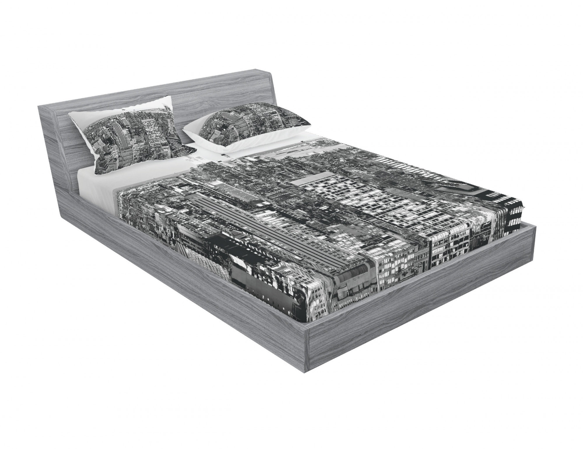 Ambesonne New York Panorama Sheet Set | Wayfair