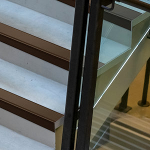 Sunwings Aluminum 2" W x 48" L Peel & Stick Stair Nose Anti-Slip Strip ...