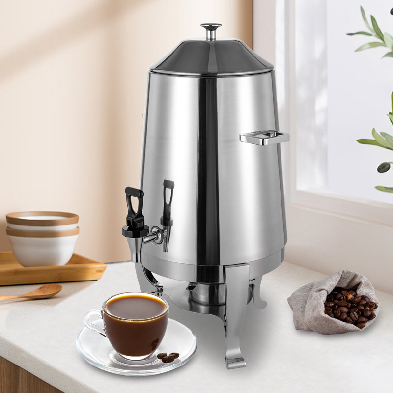 Wildon Home® Brinlie 13L/3.43Gal Stainless Steel Beverage Dispenser ...