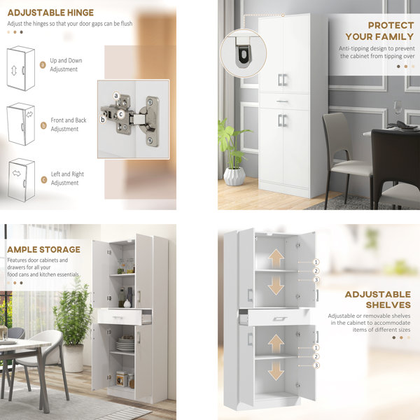 Hokku Designs Kitchen Pantry Cabinet | Wayfair