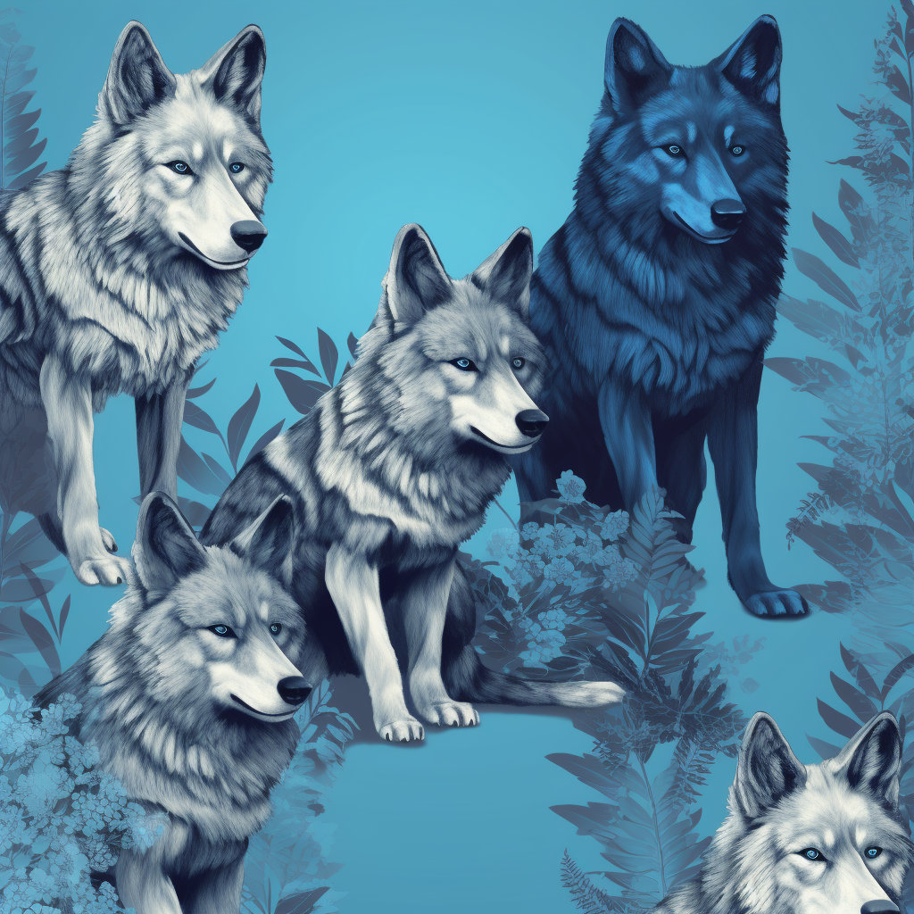 VisionDecor Wolf Window Curtains Animal nature Drapes - 2 Panels | Wayfair