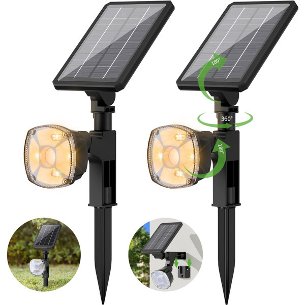 SORMIA Outdoor Solar Pathway Spotlight - Wayfair Canada