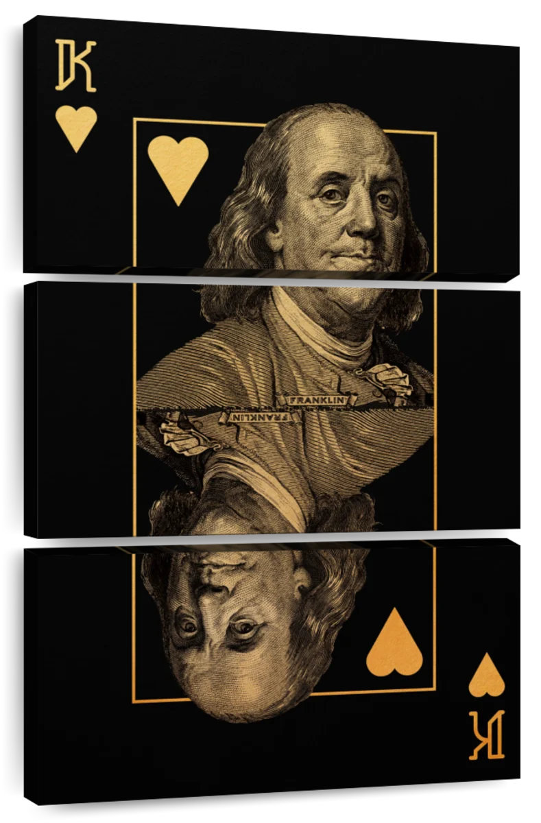 Ebern Designs Senne King Franklin Of Hearts | Wayfair