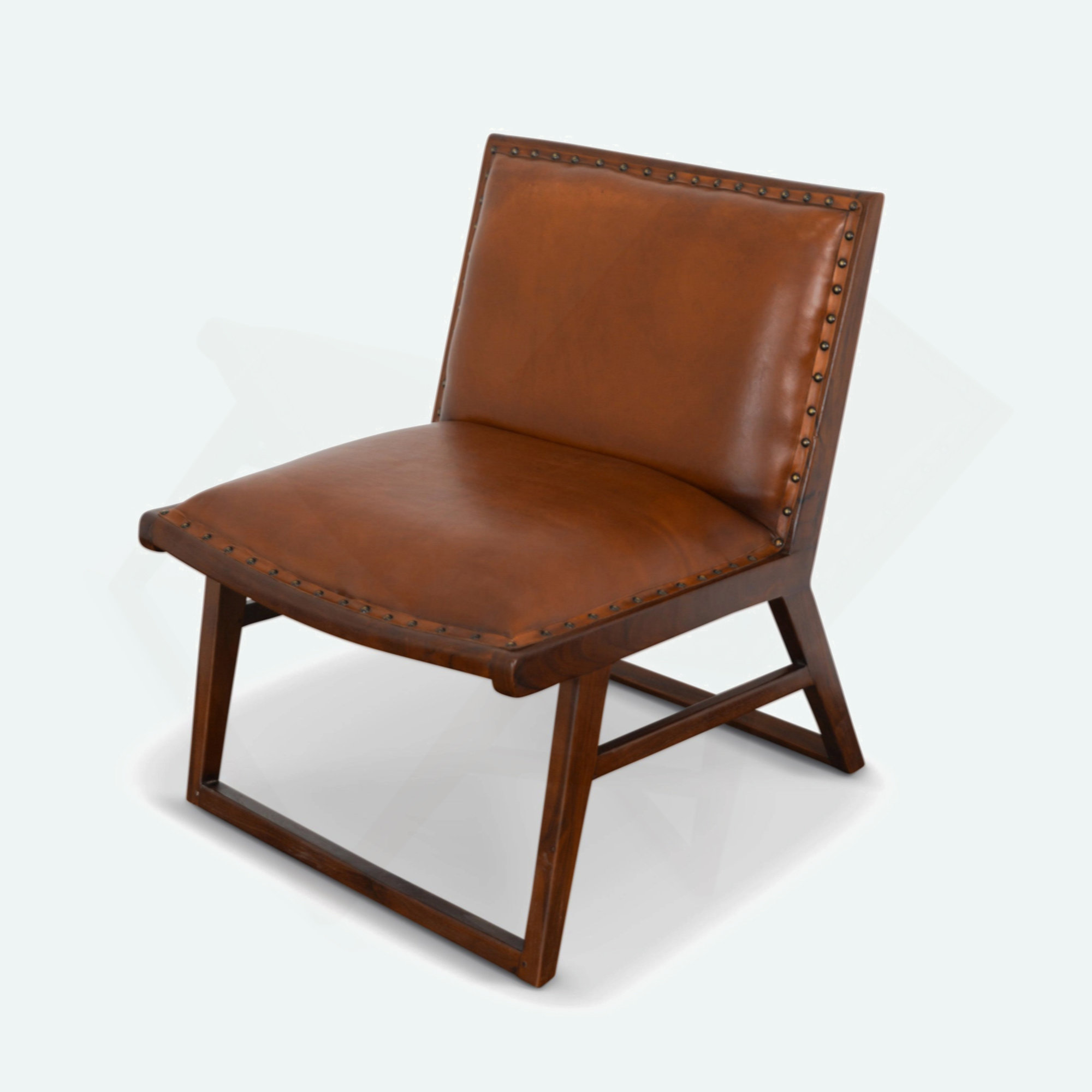 Red Barrel Studio® Leather Lounge Chair | Wayfair