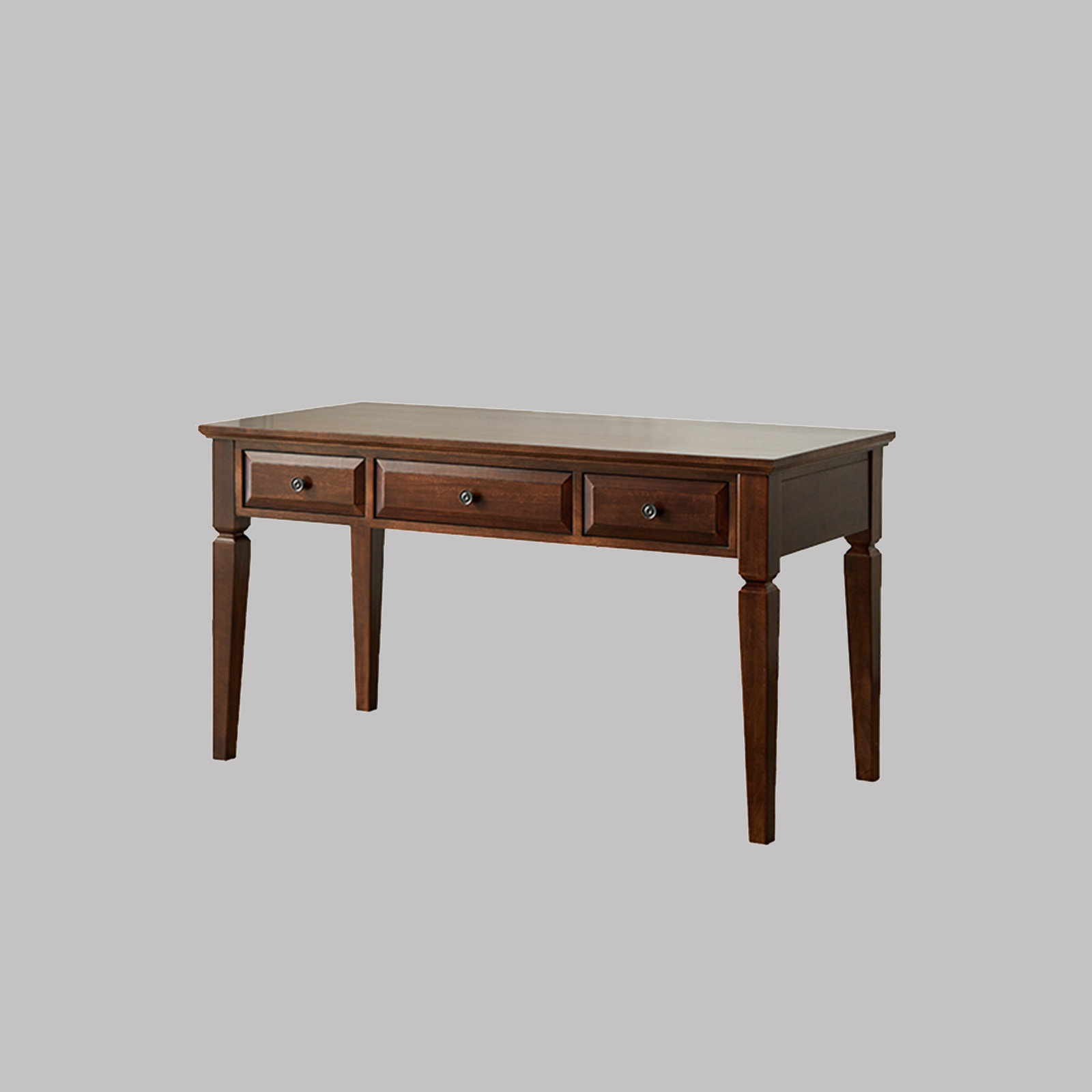 Brass Foam Brown Retro Rectangle Solid Wood Boxwood Writing Desk,3 ...