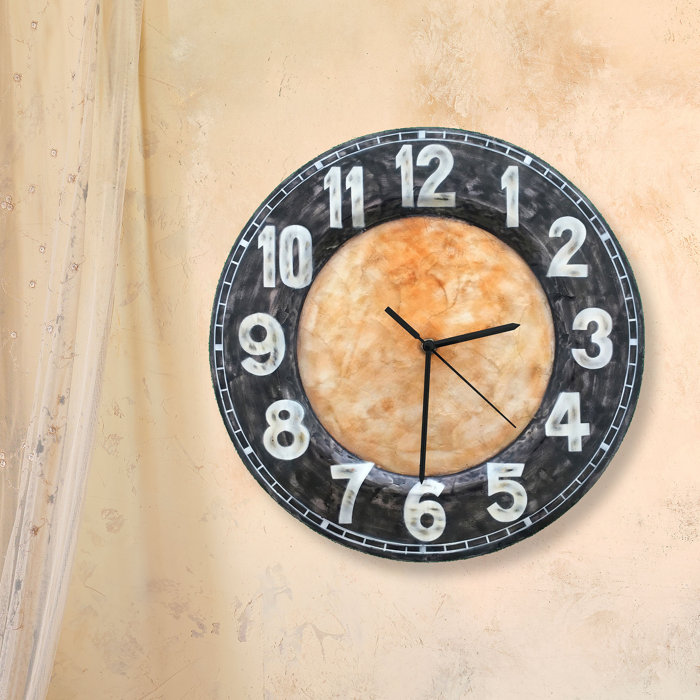 Eangee Home Design Capiz Wall Clock | Wayfair