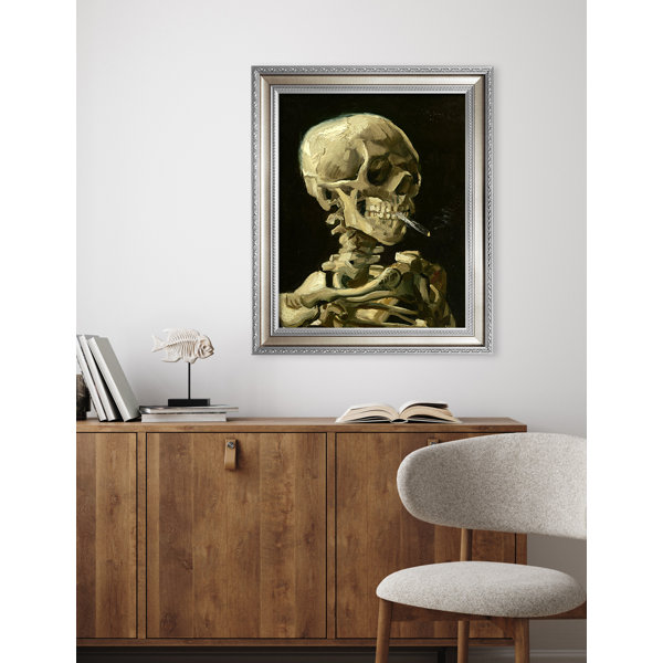 DECORARTS Head of a Skeleton with a Burning Cigarette. Vincent Van Gogh ...