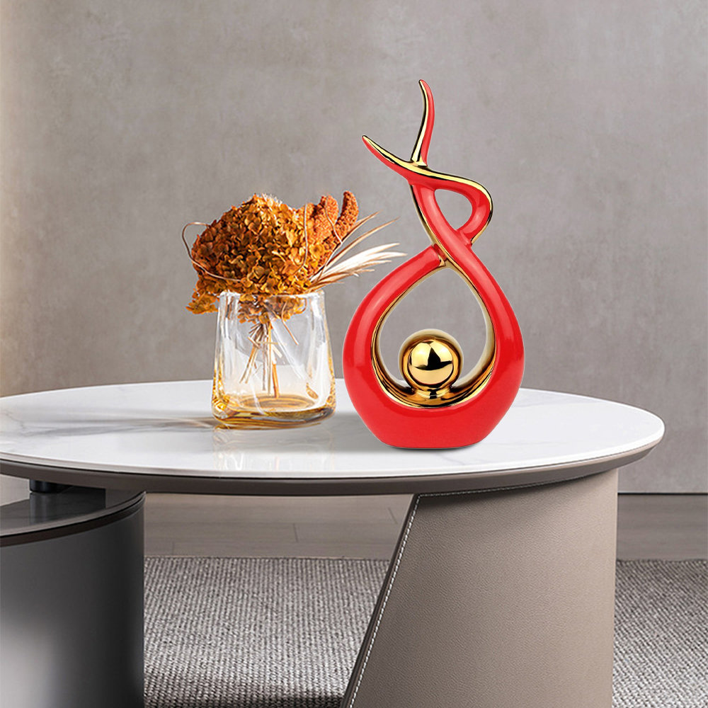 Mercer41 1Pcs Artistic Ceramic Statue Decor - Perfect For Dining Tables ...