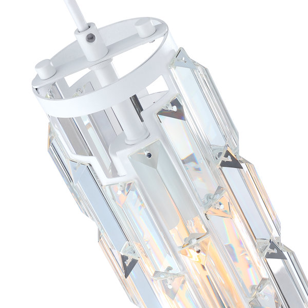 Mercer41 1-Light Crystal Kitchen Island Pendant Light | Wayfair