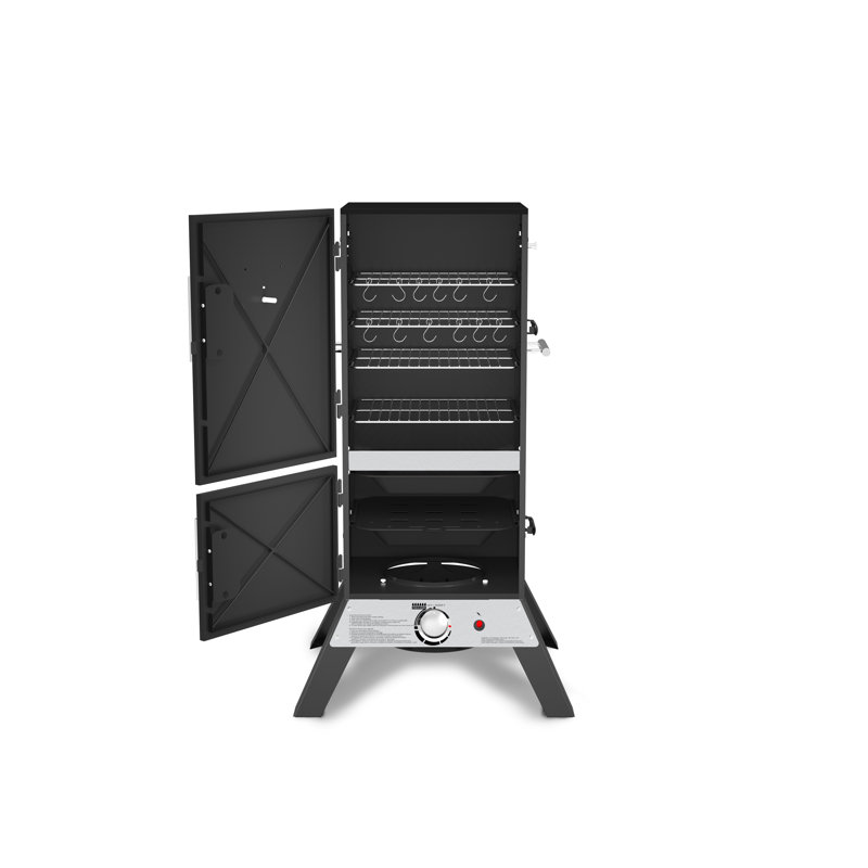 Grillpro Vertical Wood Portable 700 Square Inches Propane Smoker ...
