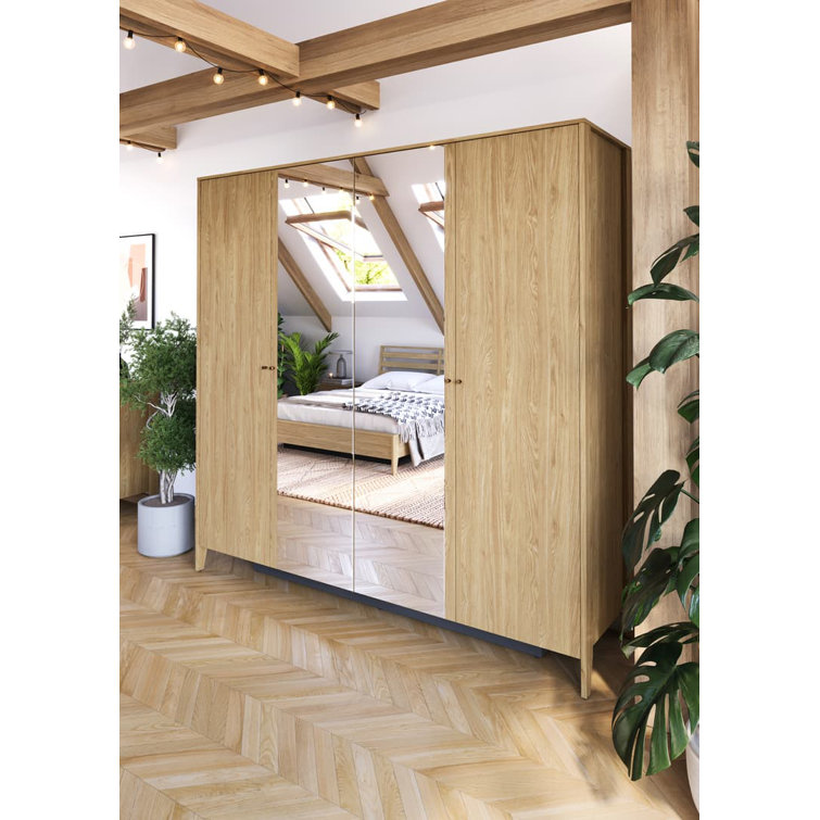 Rosalind Wheeler Delancy 4 Door Wardrobe | Wayfair.co.uk