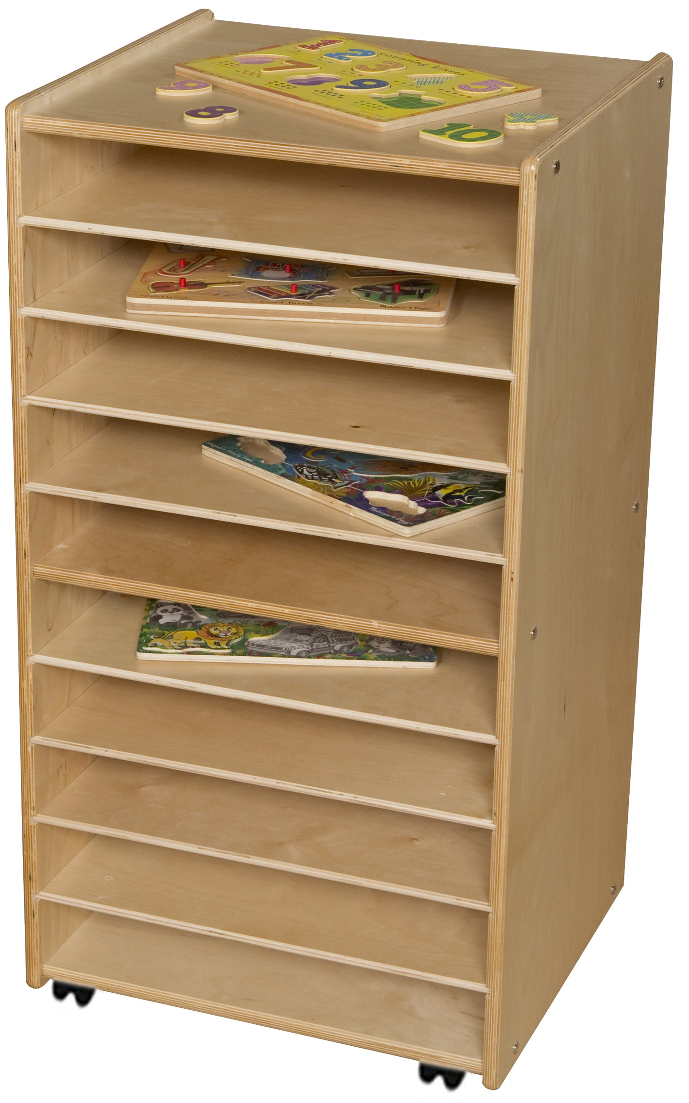 Wood Designs Contender Paper and Puzzle Storage Center - RTA & Reviews ...