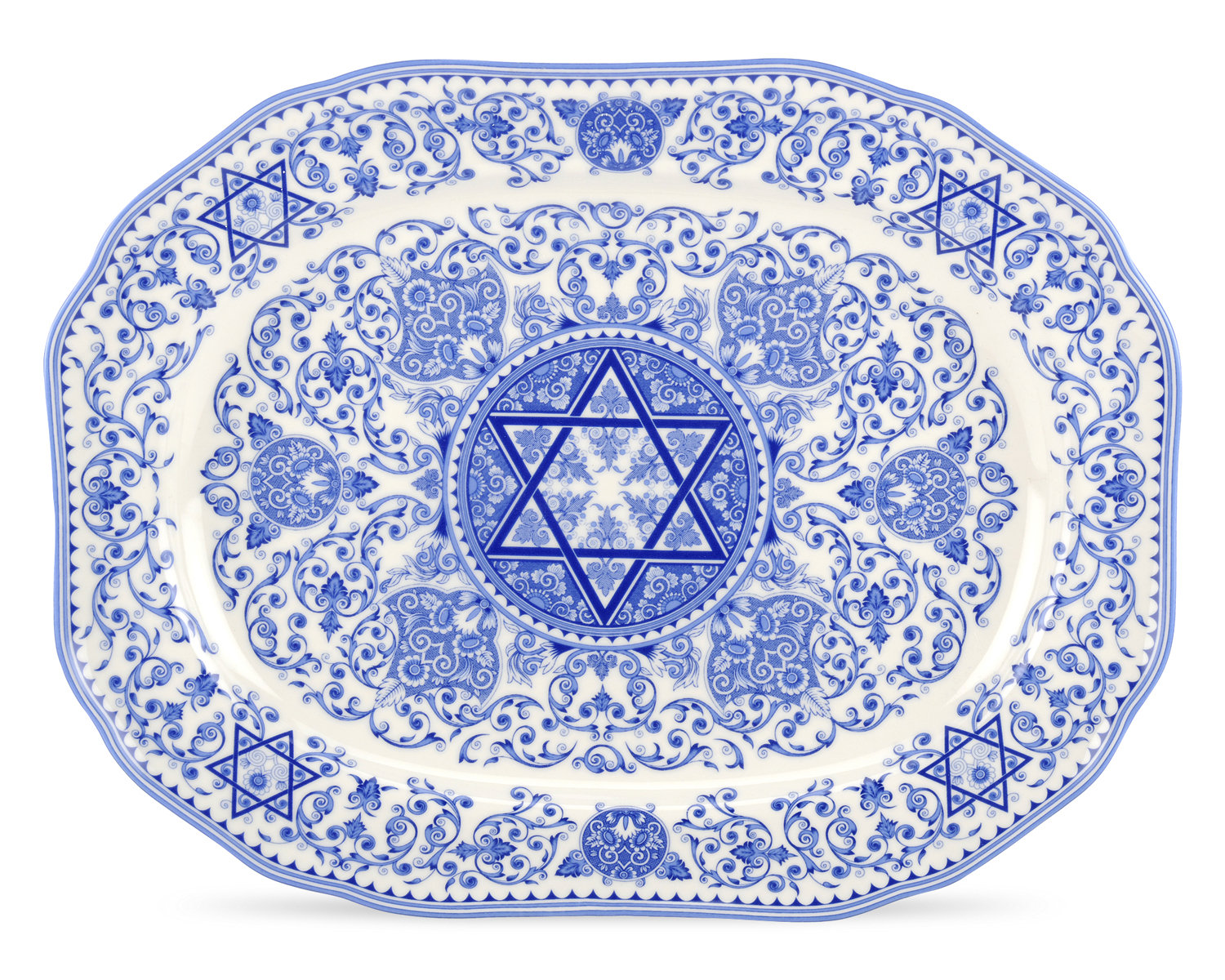 Spode Judaica Oval Platter & Reviews | Birch Lane