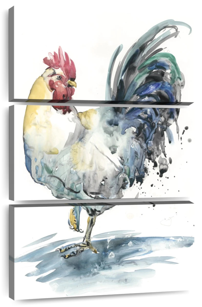 Ebern Designs Brampt Rooster Splash I - Wayfair Canada