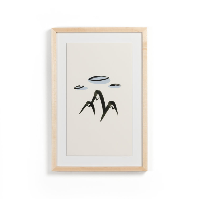Four Hands Art Studio Serene Mountain by Jess Engle - Picture Frame ...