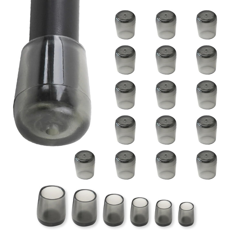 Chair Surfer Premium Anti-Slip Chair Leg Caps (16 Pack, S 15-16mm ...