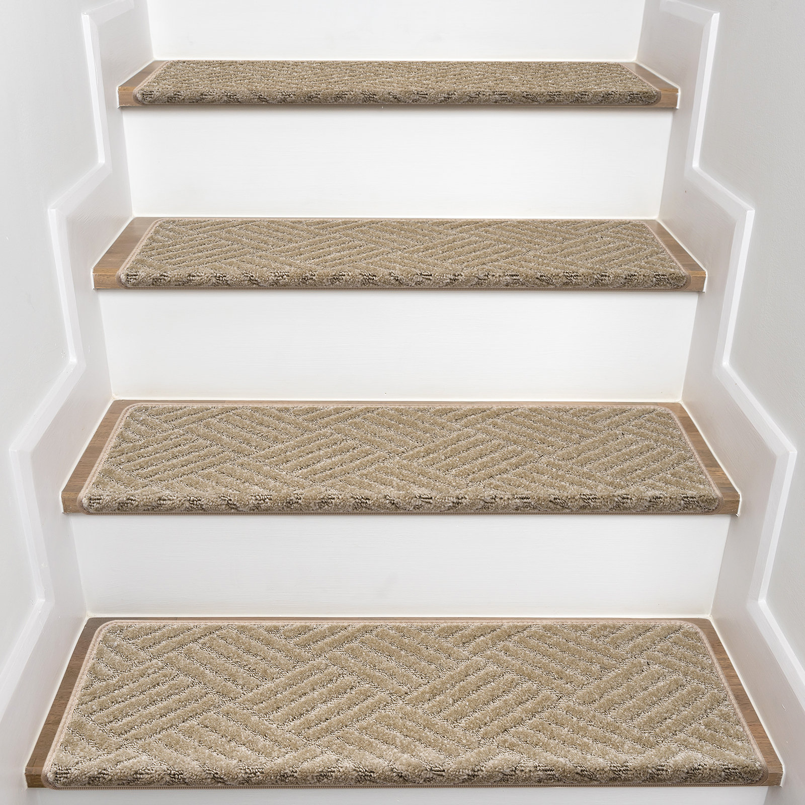 Red Barrel Studio Susie Non-Slip Stair Tread for Kids Elders Pets (Set ...
