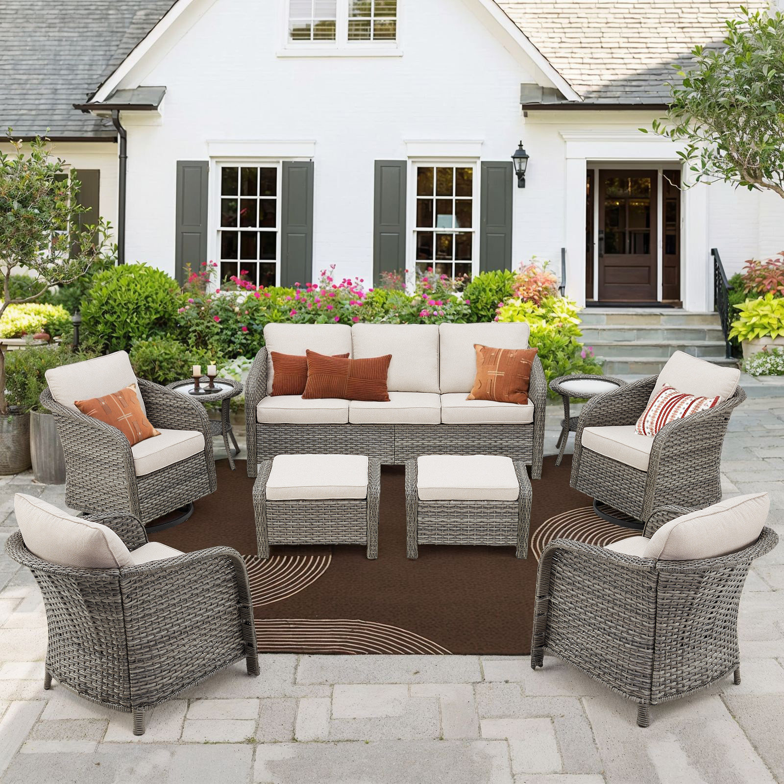 Lark Manor™ Byntlee 7 - Person Outdoor Seating Group | Wayfair