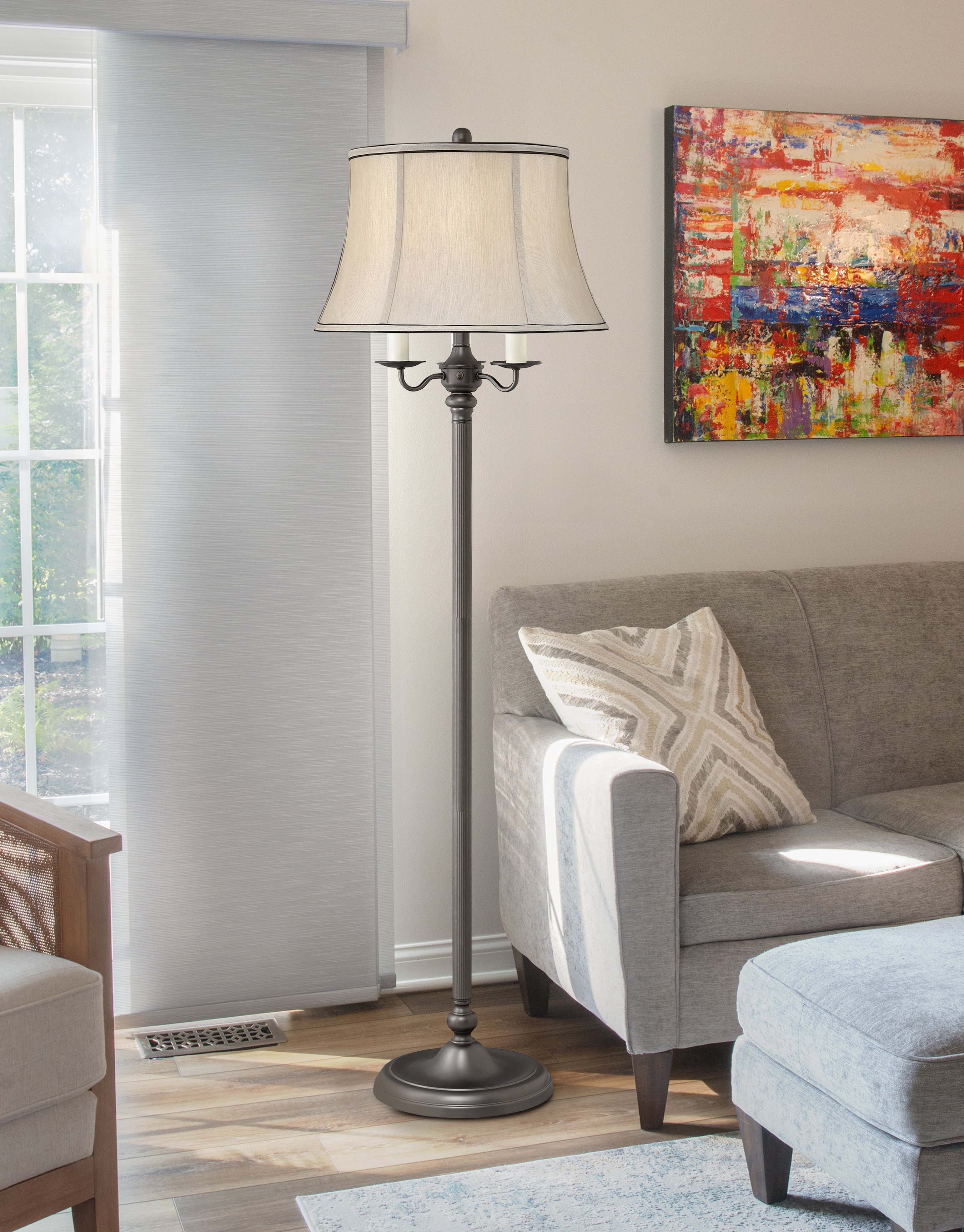 Medallion Lighting Stratford 61" Task/Reading Floor Lamp | Wayfair