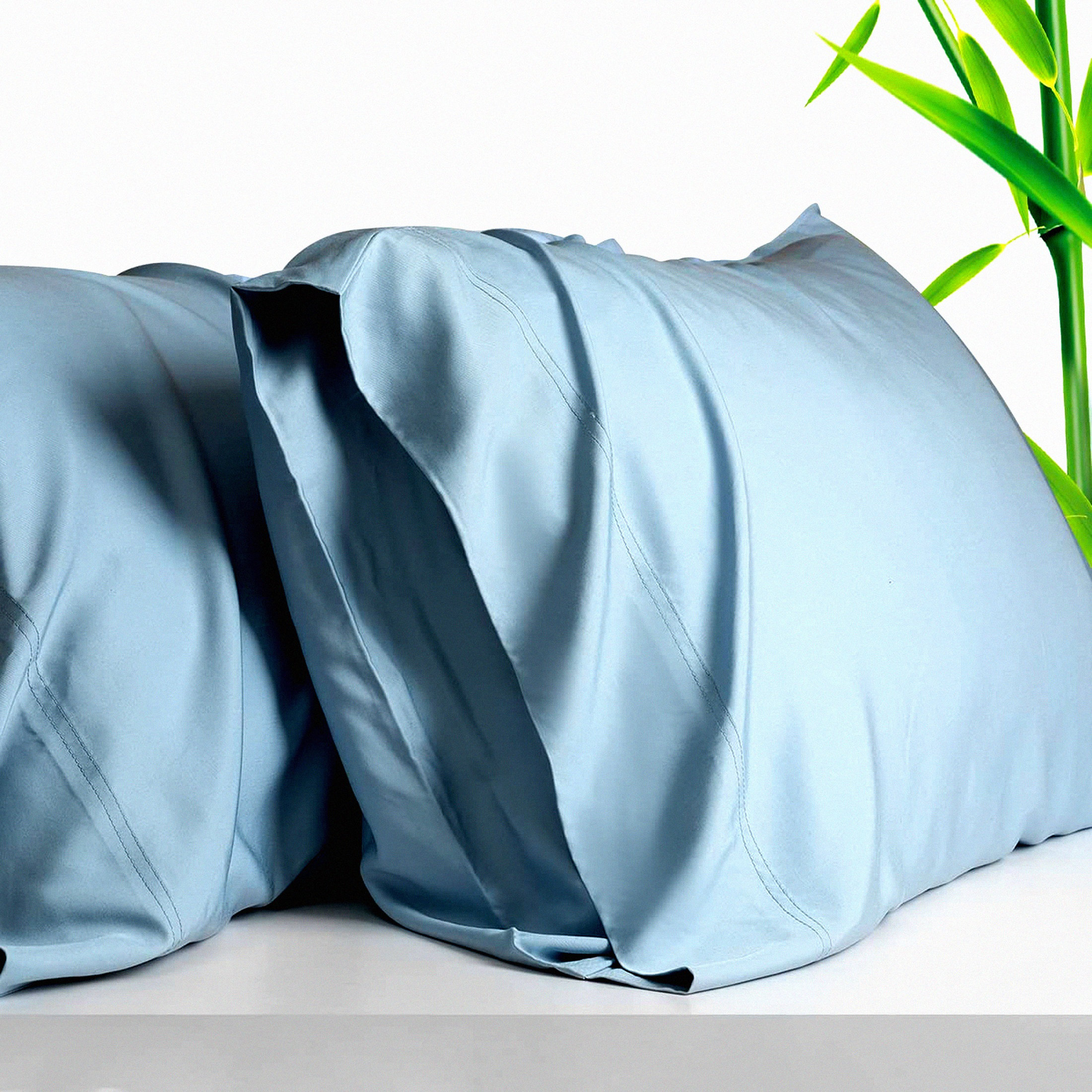 BRBCA Cool Rayon From Bamboo Breath Pillowcases - 2-Pack Set for Hot ...