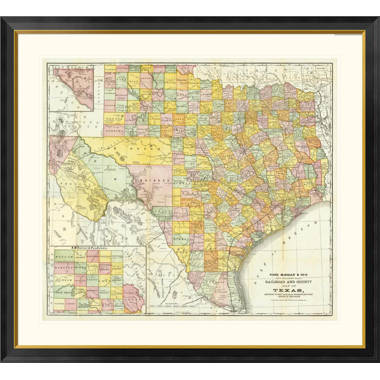 National Geographic Maps Texas State Wall Map & Reviews | Wayfair