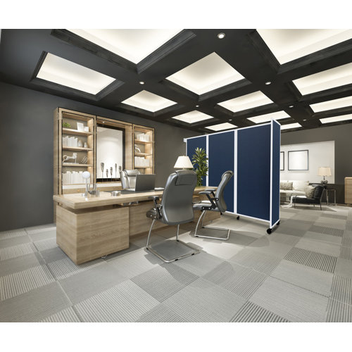 Versare Wall-Mounted Room Divider 360 9 Panel Forest Green | Wayfair