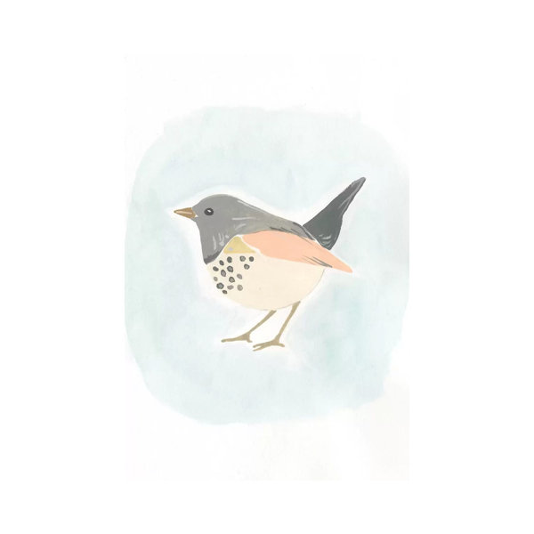 ClassicLiving Dapper Bird IV by June Erica Vess - Wrapped Canvas ...