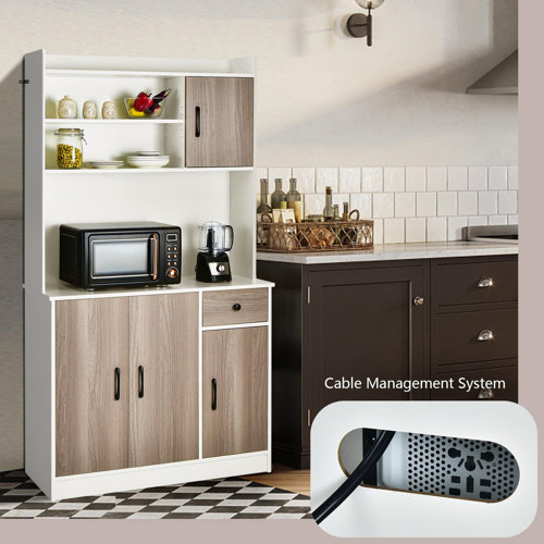 Latitude Run® Mackala 71" Kitchen Pantry | Wayfair