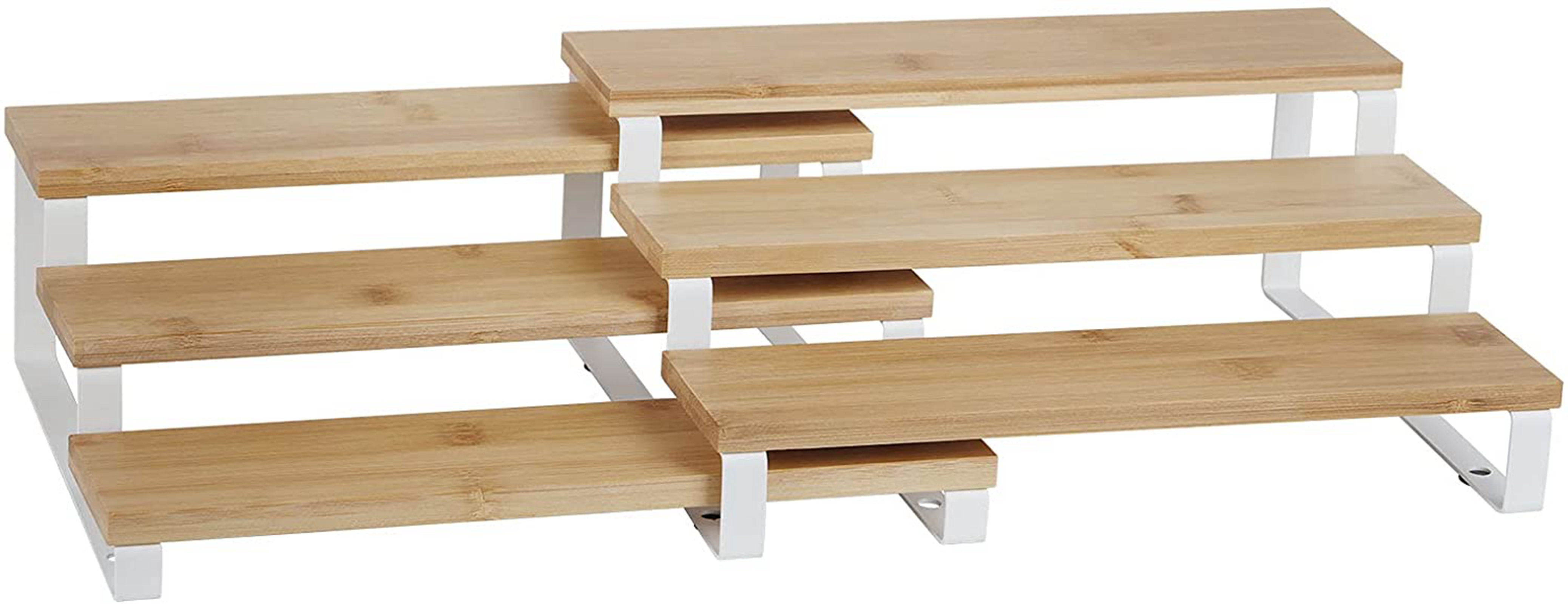 Latitude Run® Expandable Bamboo 20 Jar Spice Rack | Wayfair