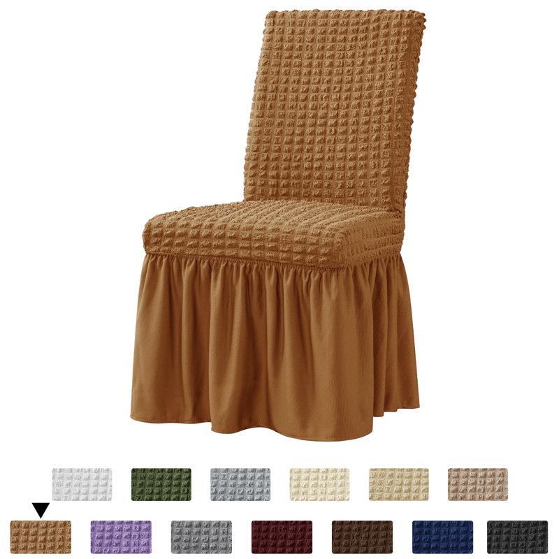 subrtex Box Cushion Dining Chair Slipcover & Reviews | Wayfair