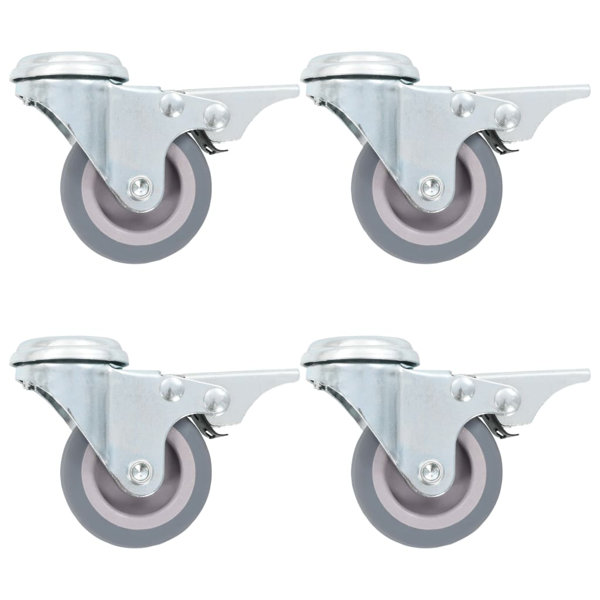 Symple Stuff Margotte 12 Piece Bolt Hole Swivel Castor Set | Wayfair.co.uk