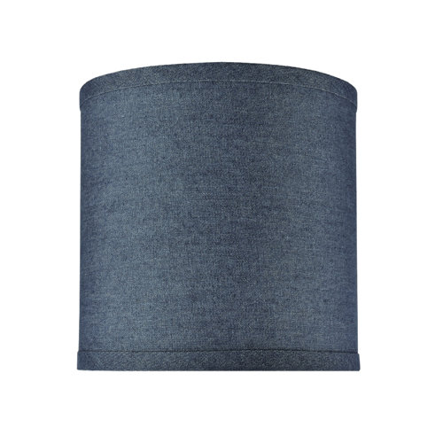Aspen Creative Corporation 8'' H Denim Fabric Drum Lamp Shade & Reviews ...