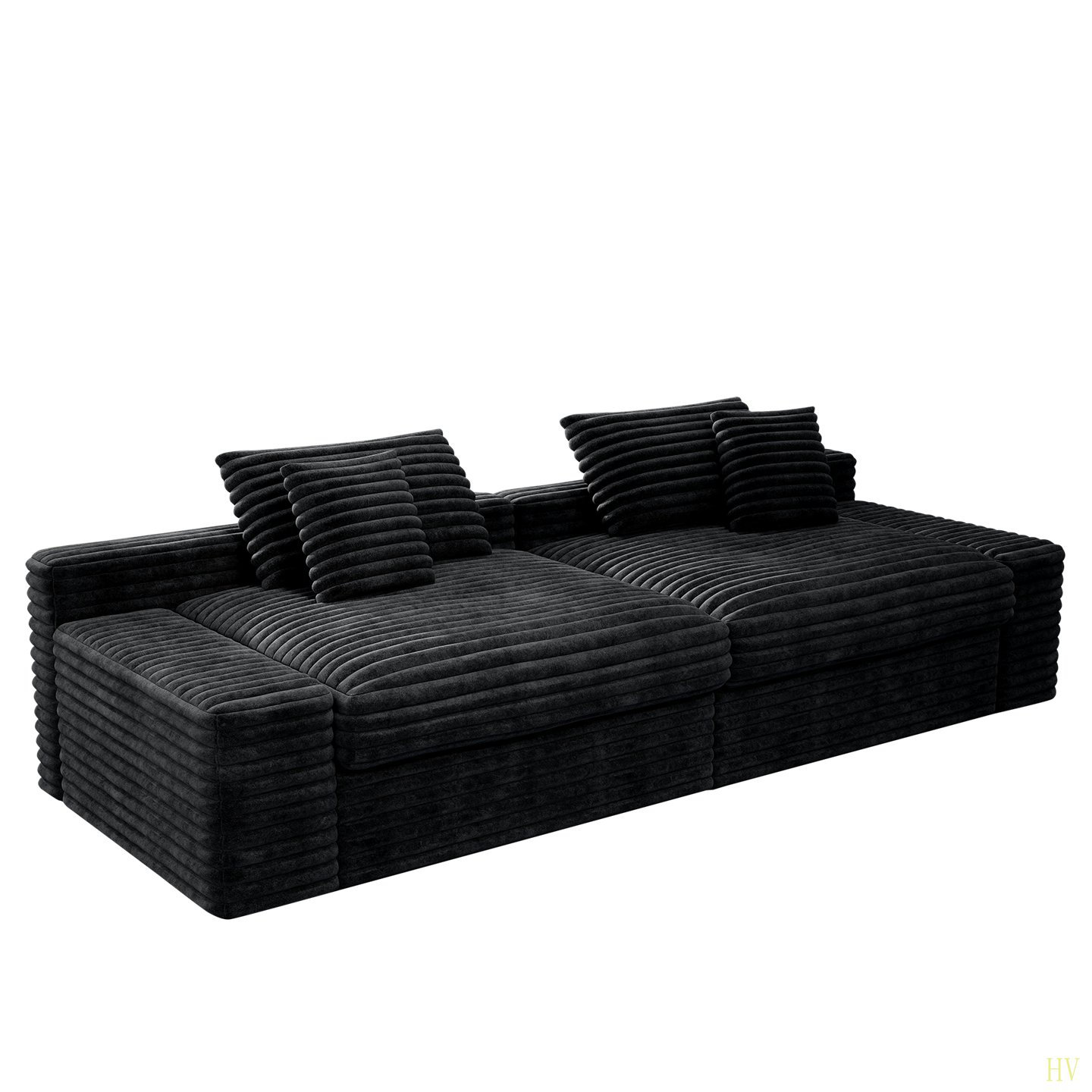 Latitude Run® Modular Sectional Sofa Seat,Upholstered Compressed Couch ...