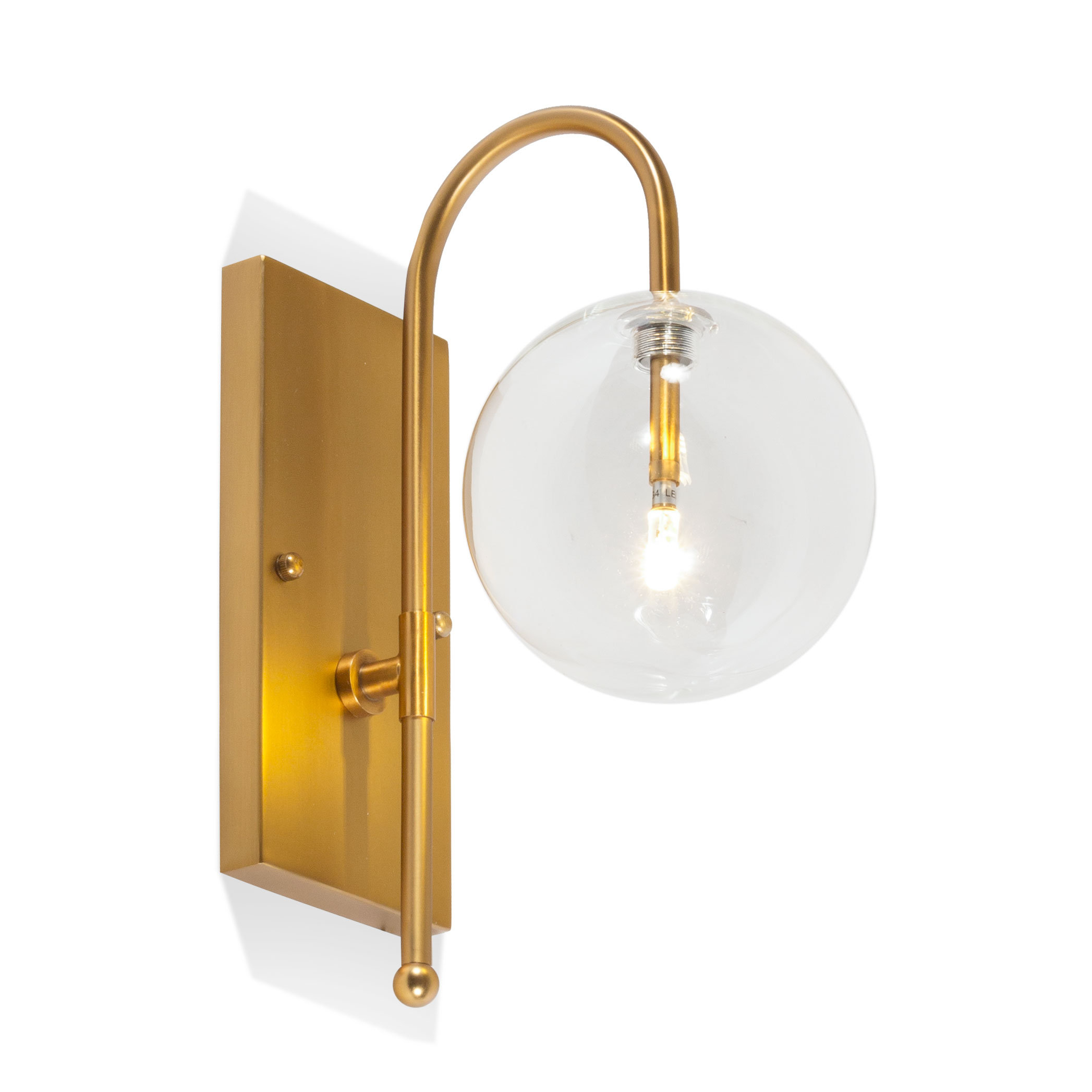 Mercer41 Denman 1-Light Armed Sconce | Wayfair