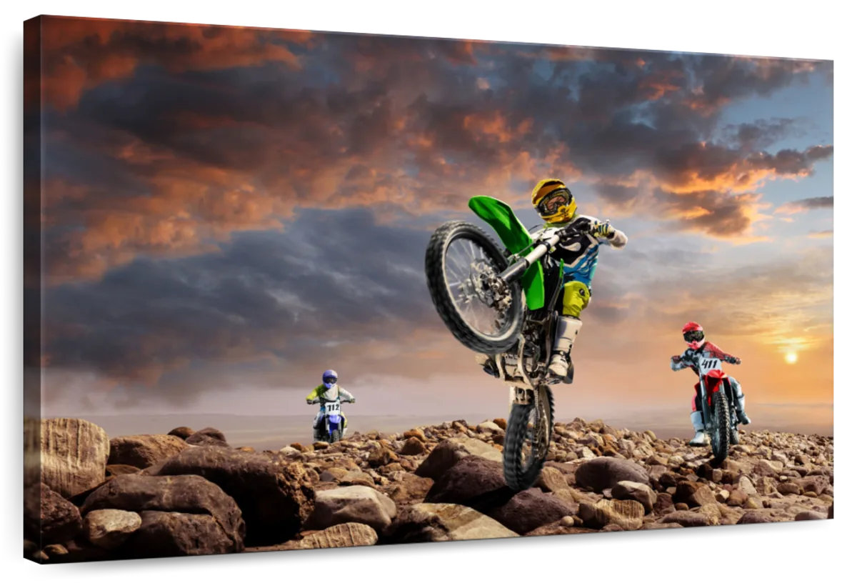 Ebern Designs Sireci Volcano Dirt Bike Race - Wayfair Canada