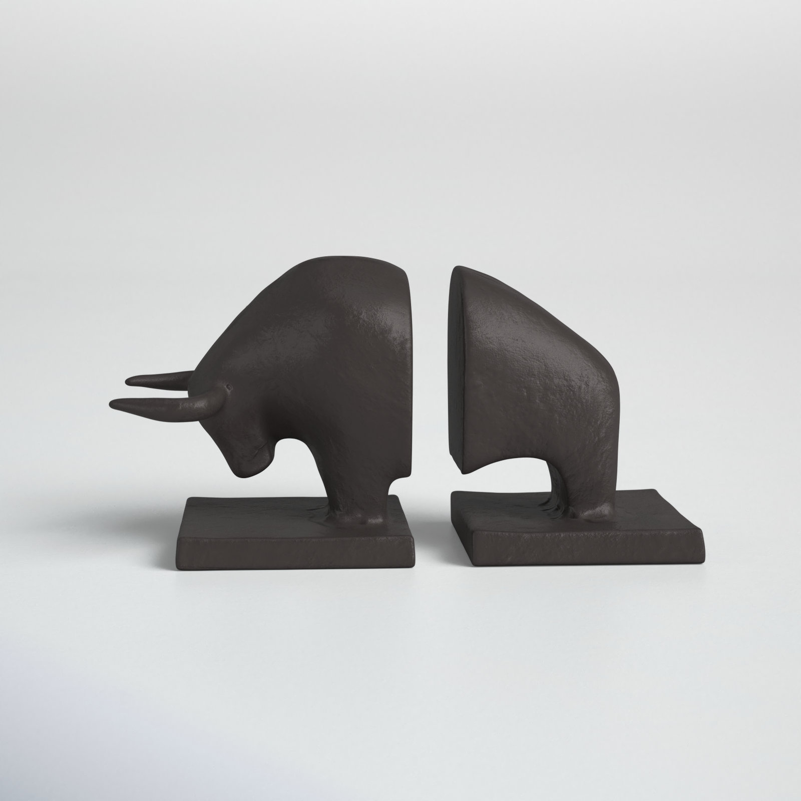 Birch Lane™ Oakfield (set Of 2) 10l X 5w Black Cast Aluminum Raging ...