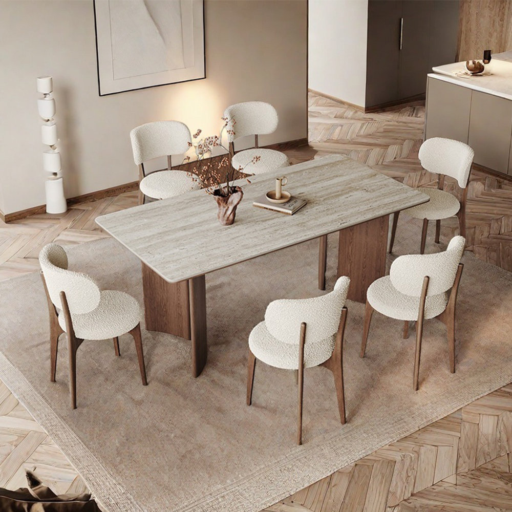 Pakloer European modern minimalist dining table set | Wayfair