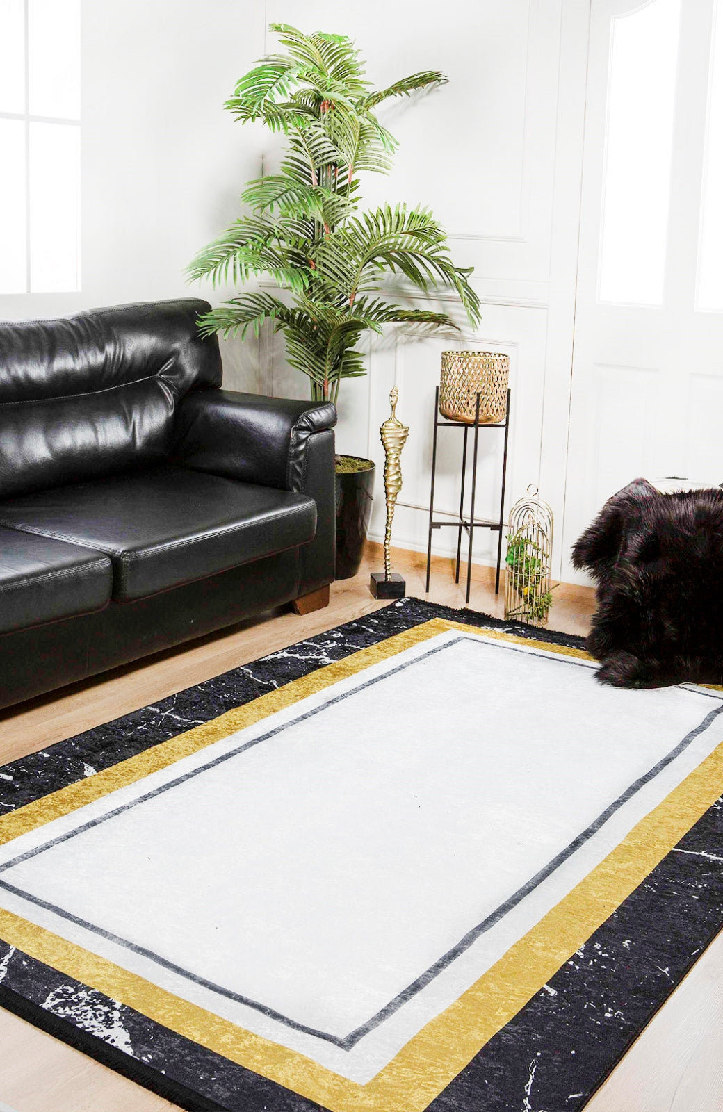 Mercer41 Rectangle Neliah Cotton Indoor/Outdoor Area Rug with Non-Slip ...