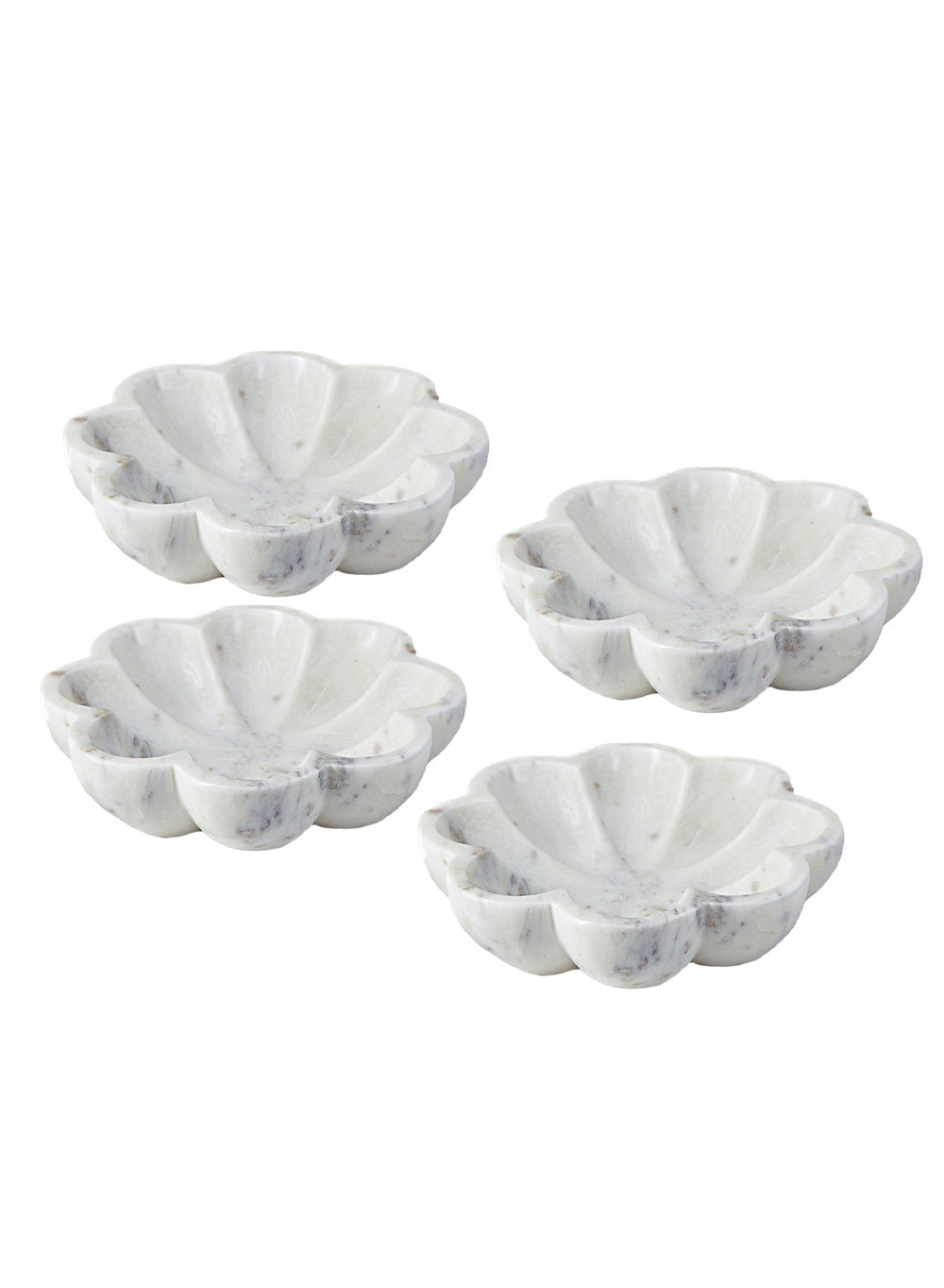 Ivy Bronx Honester Marble Decorative Bowl - Set of 4 | Wayfair