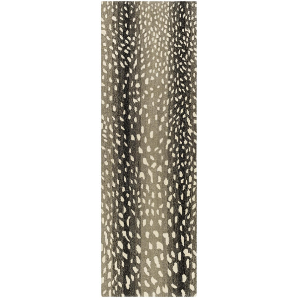Wade Logan® Bauwine Hand Tufted Wool Animal Print Rug & Reviews | Wayfair