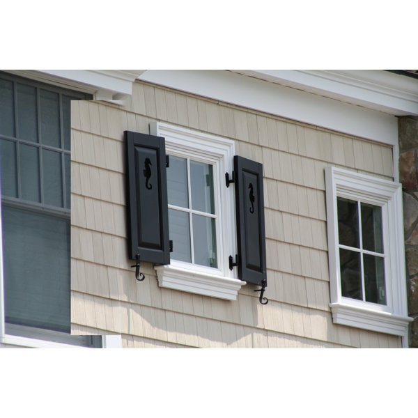 AtlanticPremiumShutters Single Panel Raised Panel Shutters 13'' x 62 ...